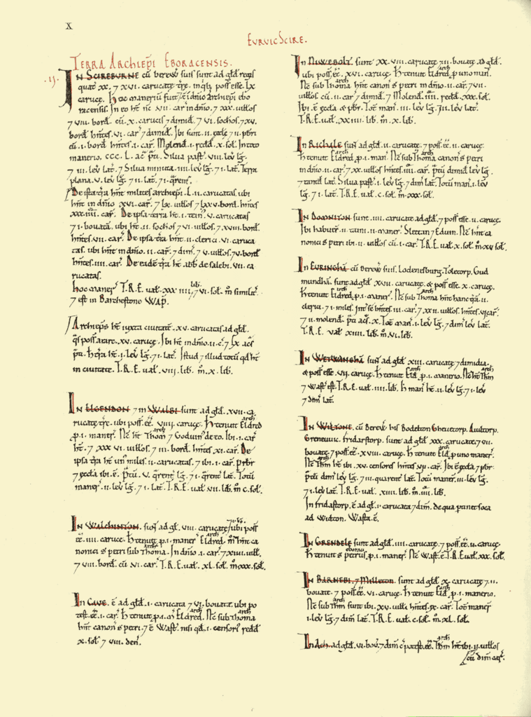 12 Dynamic Facts About The Domesday Book - Fact City